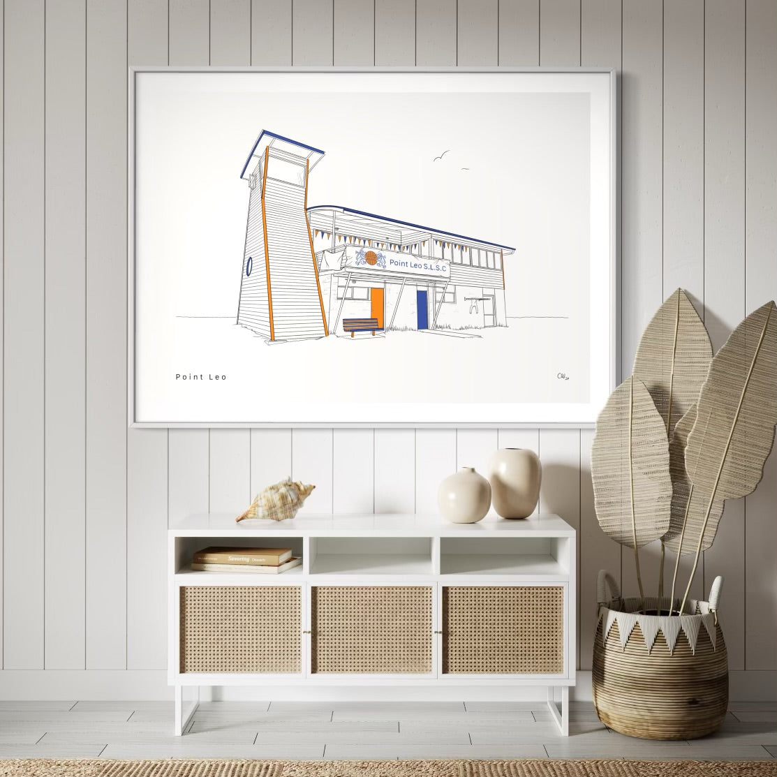 Point Leo Clubhouse Print – Point Leo SLSC online shop